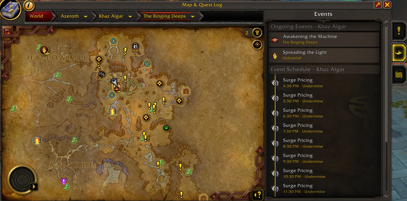 New Quests, Events, and Legend Tabs on the Patch 11.1 PTR Map & Quest Log—wowhead新闻—巫妖王之怒