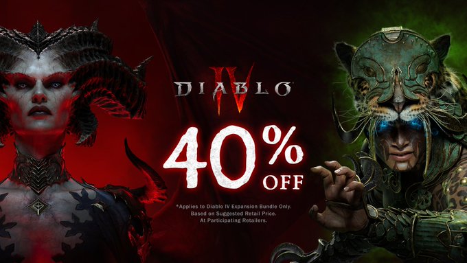 Diablo 4 and Vessel of Hatred Expansion Now on Sale - Notícias do Wowhead