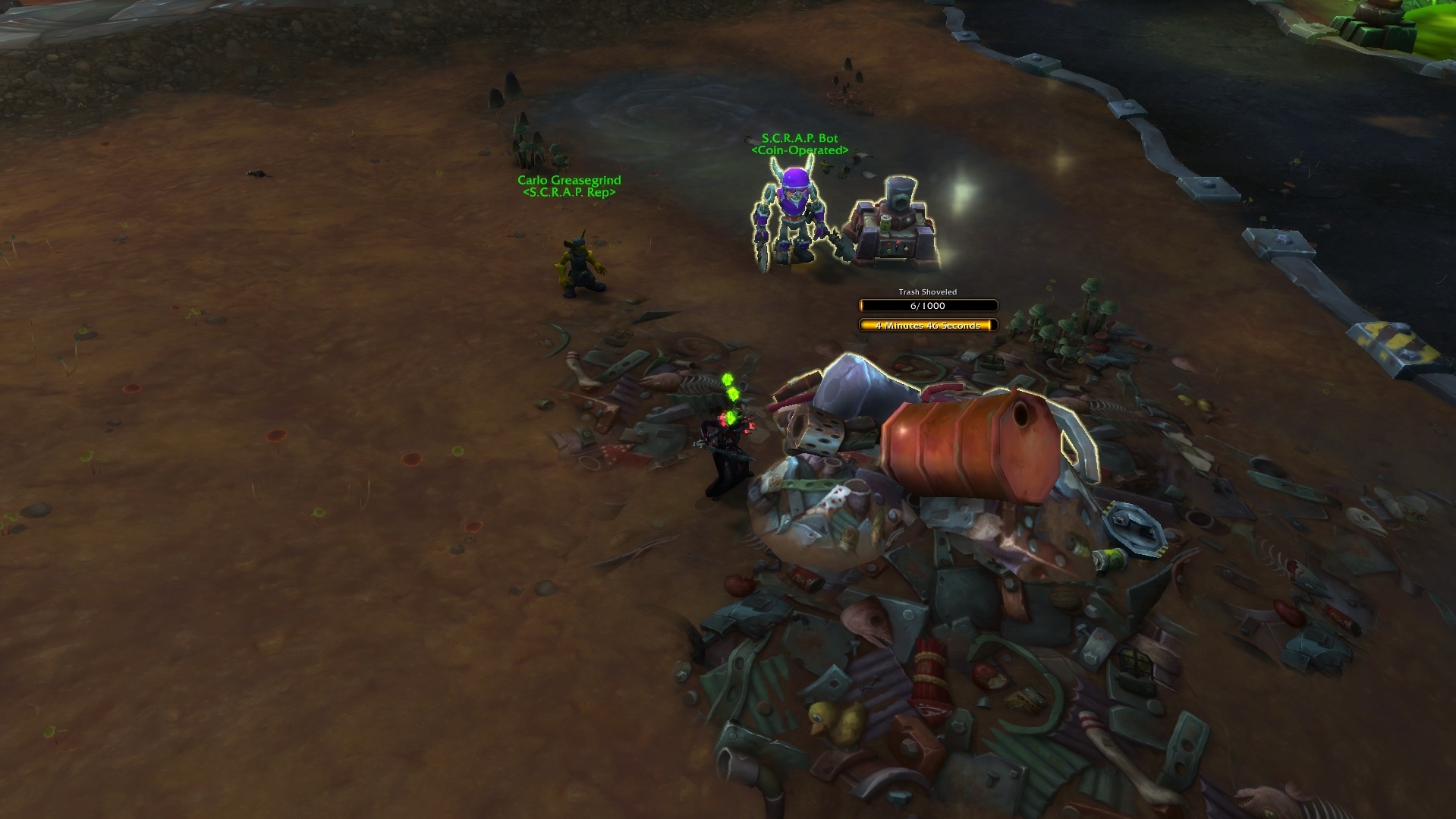 S.C.R.A.P. Digging in Undermine - Dig Through Piles of Trash for ...