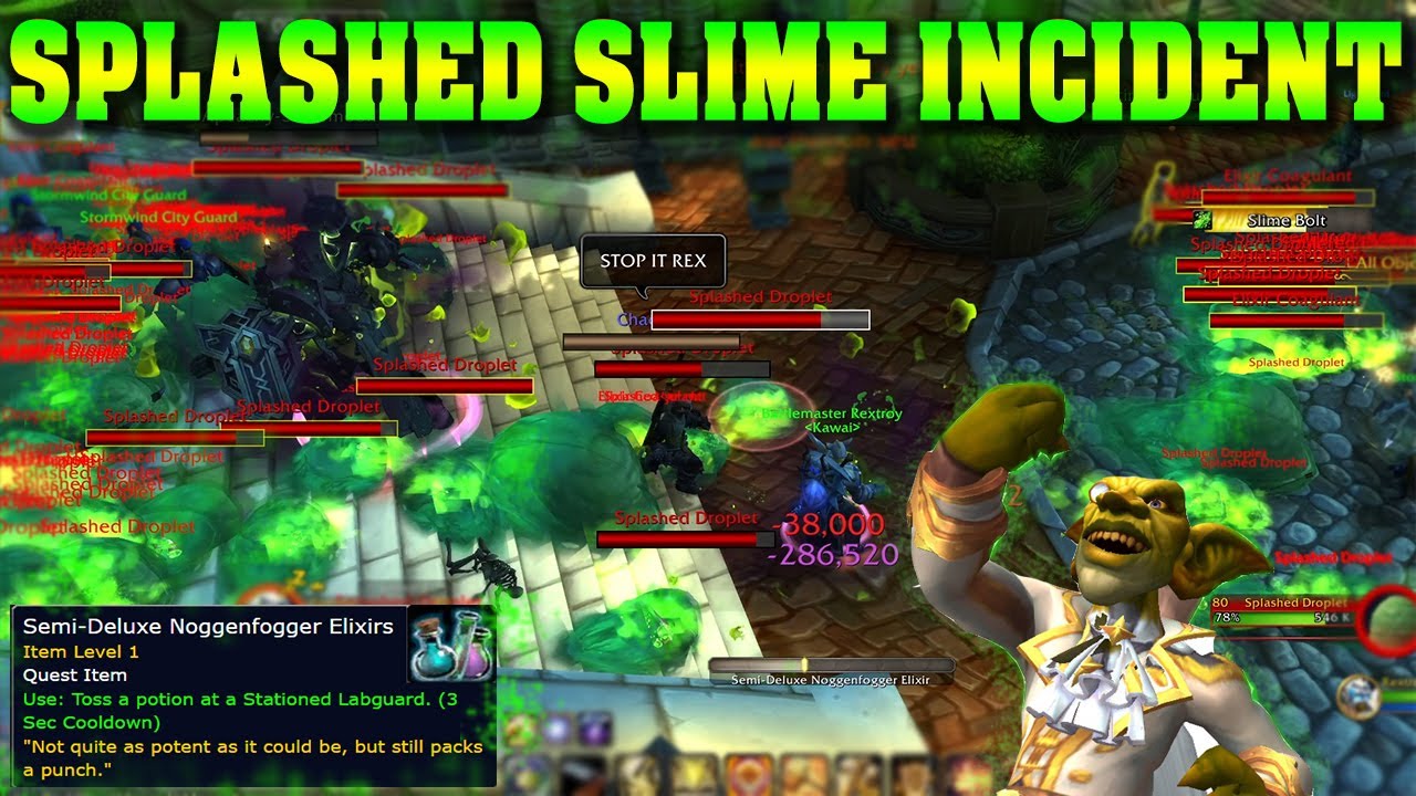 Rextroy and the Noggenfogger Slime Incident - Wowhead News