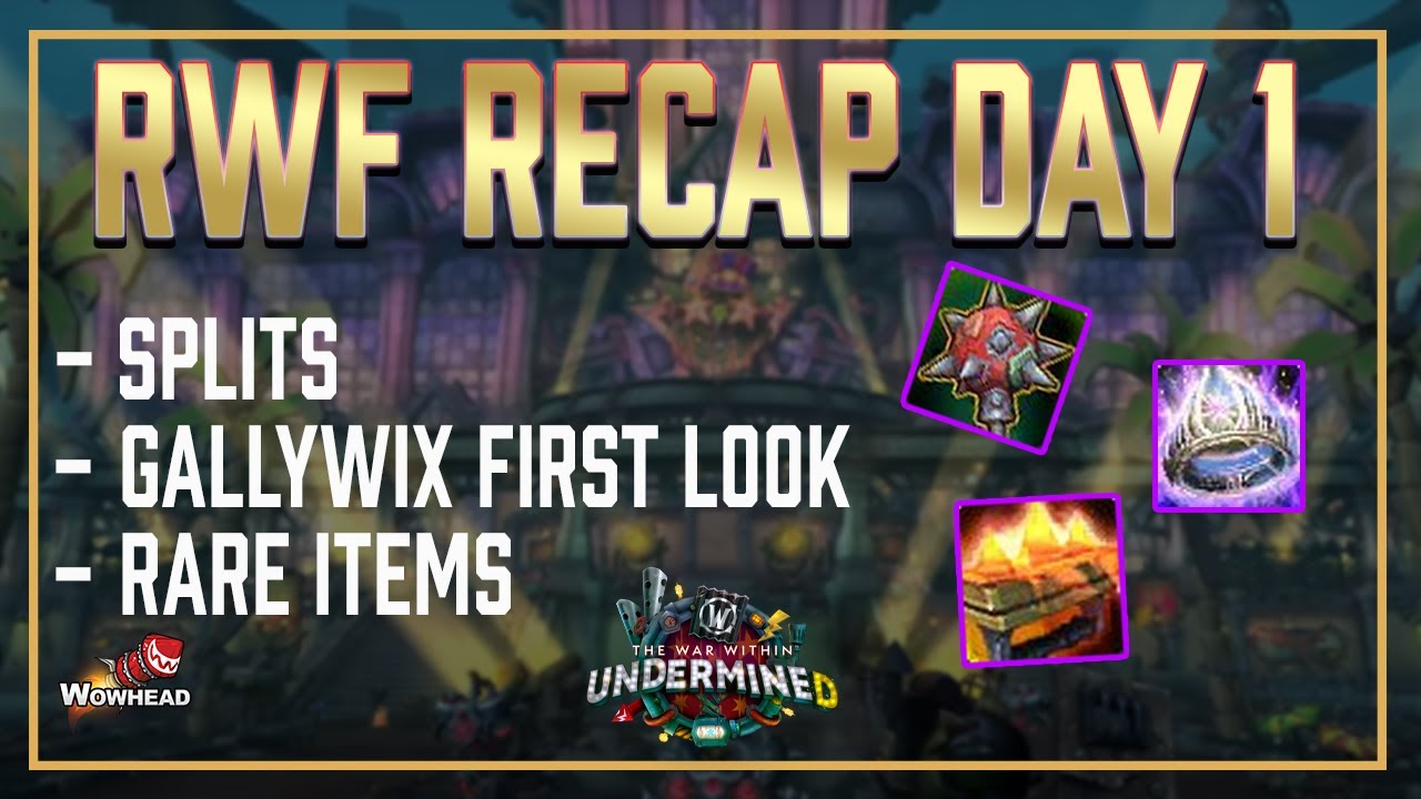 Liberation of Undermine Race to World First Day 1 Recap - Splits, Rare ...