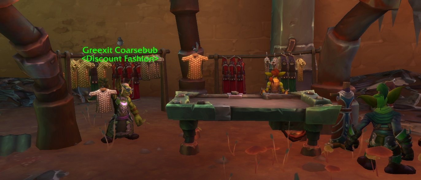 Transmog Vendor Sells Cartel-Affiliated Sets in Undermine - Four Weeks ...