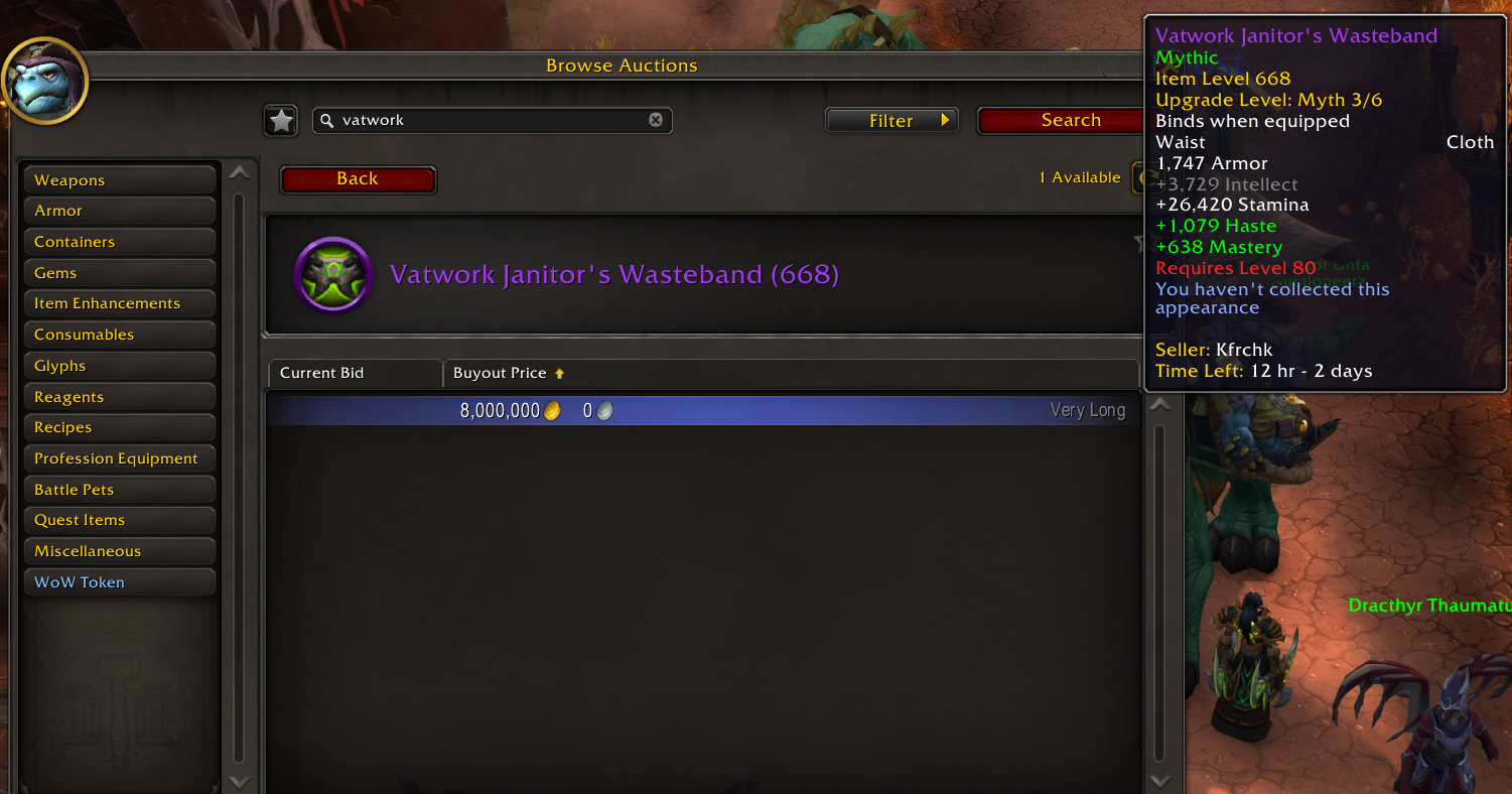 Mythic Raid Trash Dropped Epics Now Bind-on-Equip in Liberation of ...