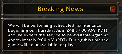 Patch 11.1.5 NA Maintenance Extended by 1 Hour Until 9:00AM PDT ...