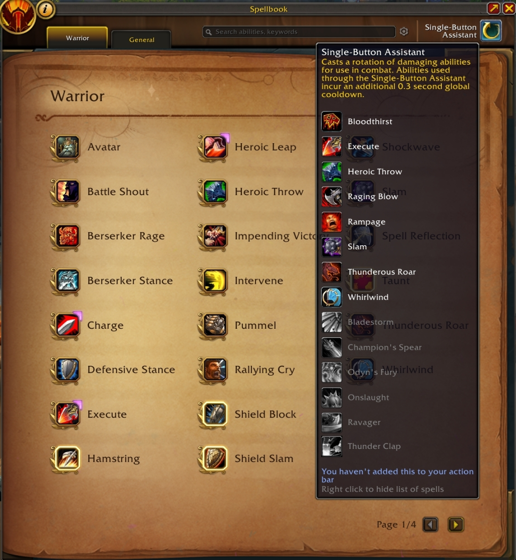 11.1.7 패치 내 단일 버튼 보조 및 보조 강조 기능에 대한 블리자드의 설명 - 와우헤드 뉴스