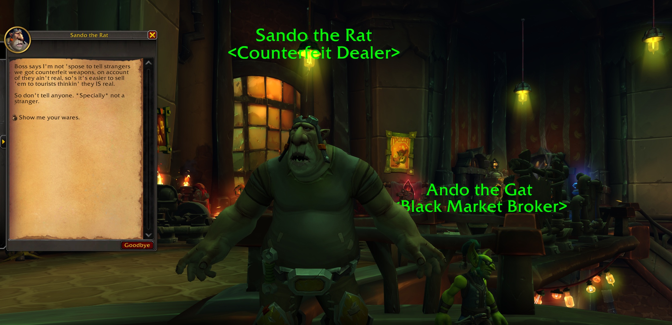 Unlock Cosmetic Raid Weapon Vendor at Gallagio Loyalty Renown Rank 11 ...