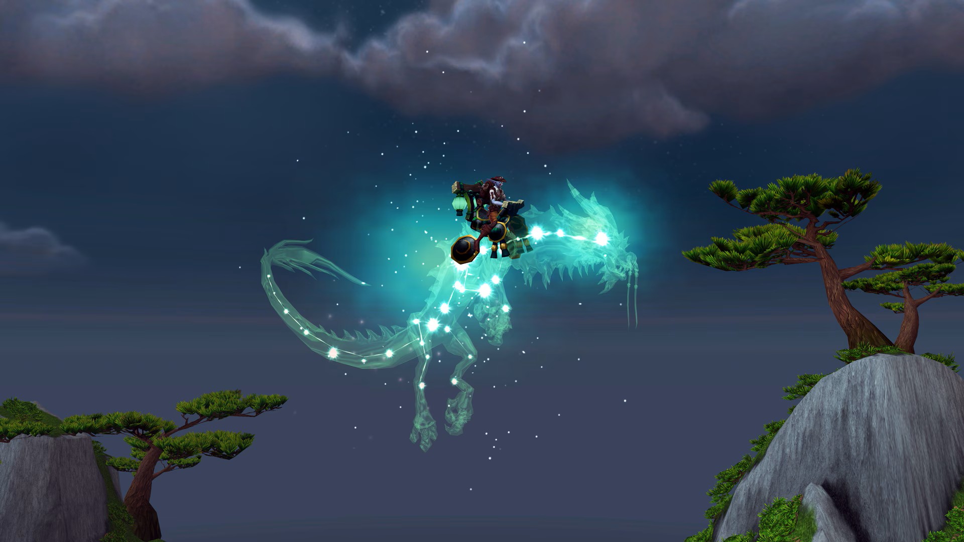 Neue grüne astrale Wolkenschlange aus dem Pandaren-Starterlebnis in MoP ...