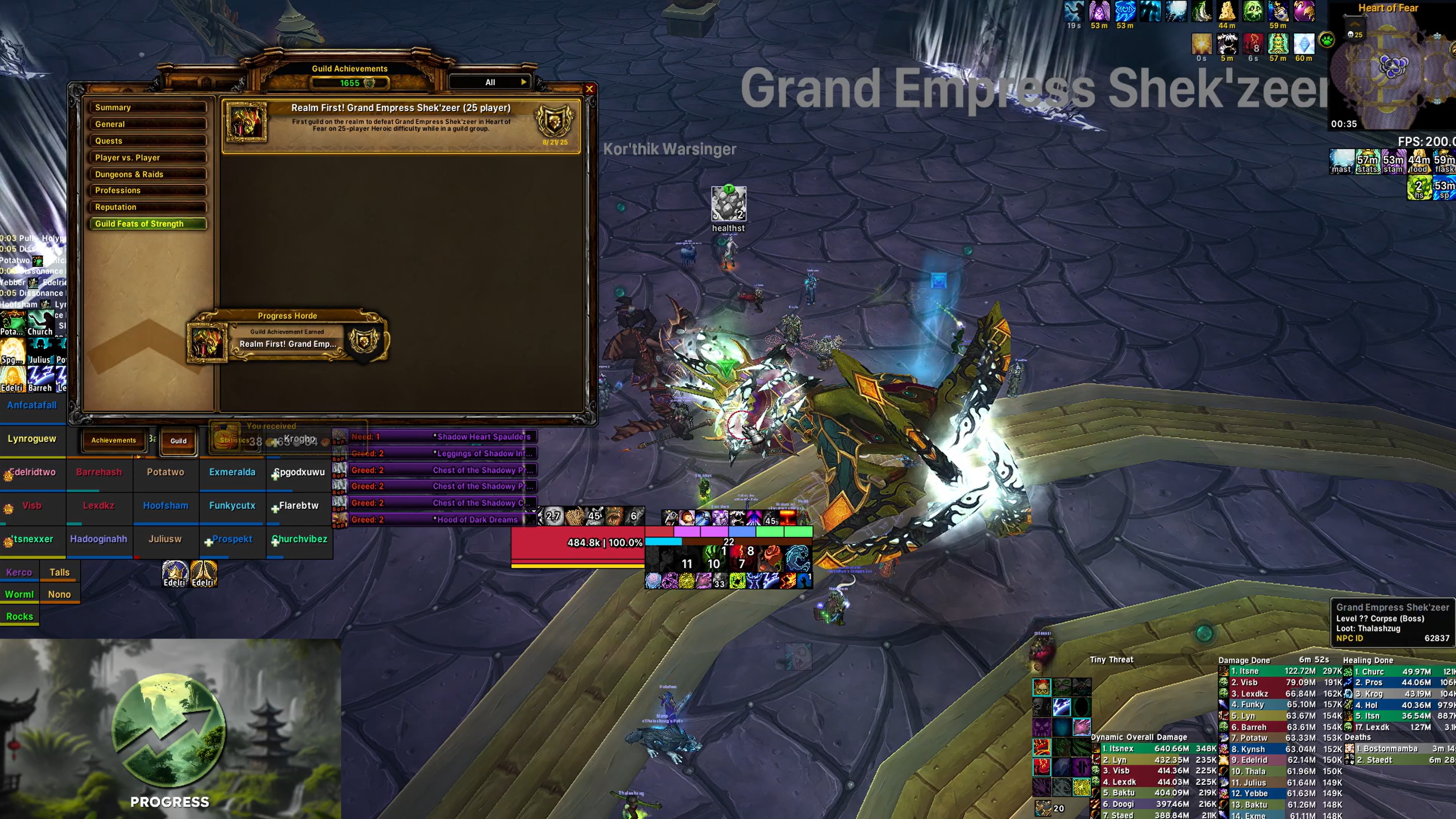 World First Heroic Heart of Fear Achieved by in Under 35 Minutes - MoP ...