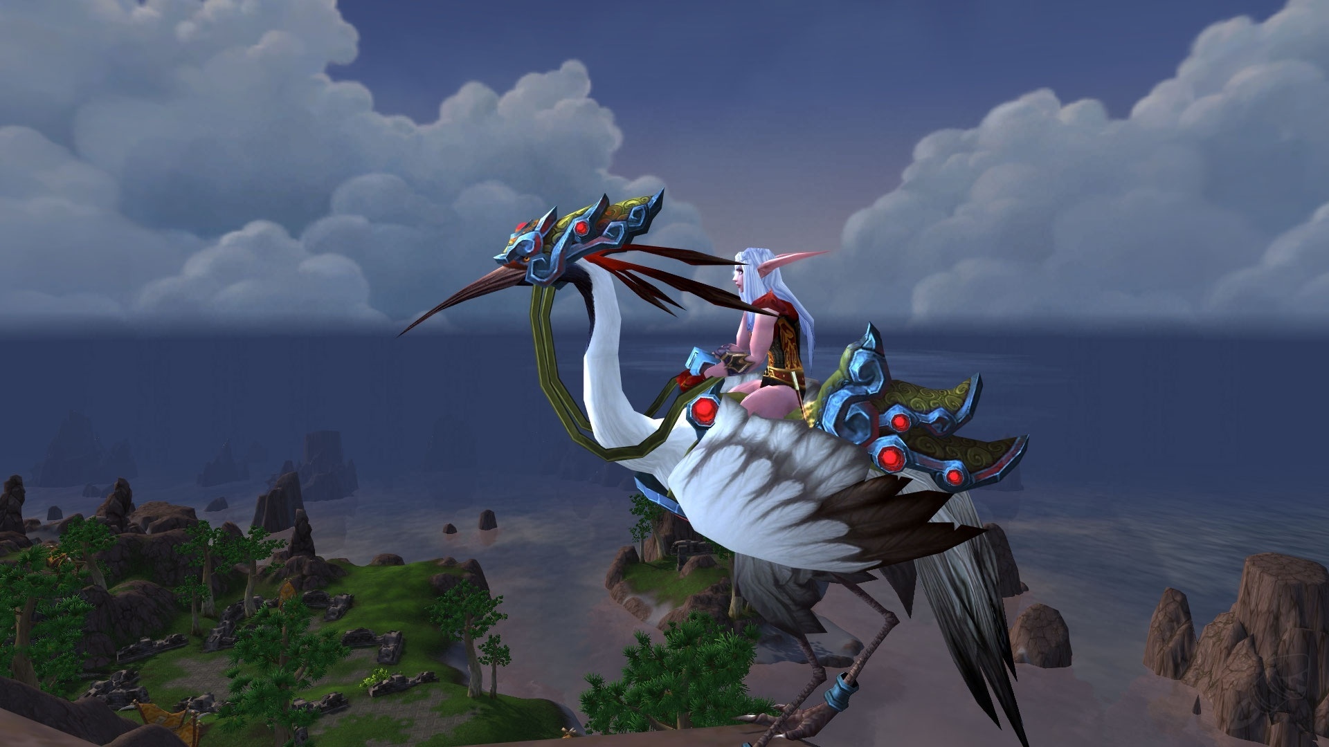 How to Earn the Riding Crane Mounts in Mists of Pandaria Classic ...