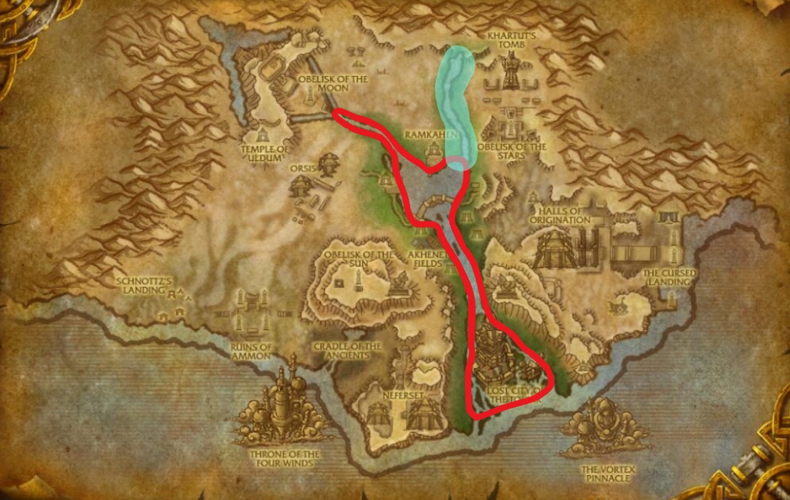Whiptail And Cinderbloom Farming Route Uldum Full Wow Herbalism Guide