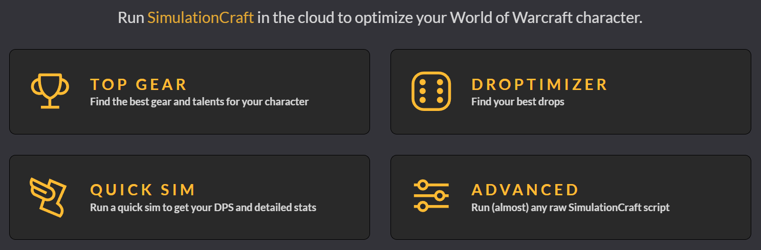 Raidbots Simulation Optimising Your Character Simulations & Raidbots