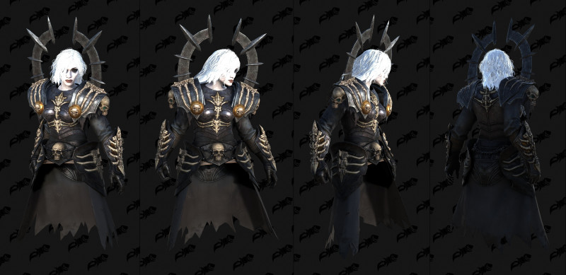 Diablo Immortal Closed Beta Male and Female Necromancer Armor Sets ...
