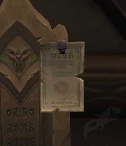 Notas de Renathal - Entidad - World of Warcraft