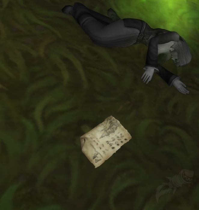 Bloodstained Note - Object - World of Warcraft