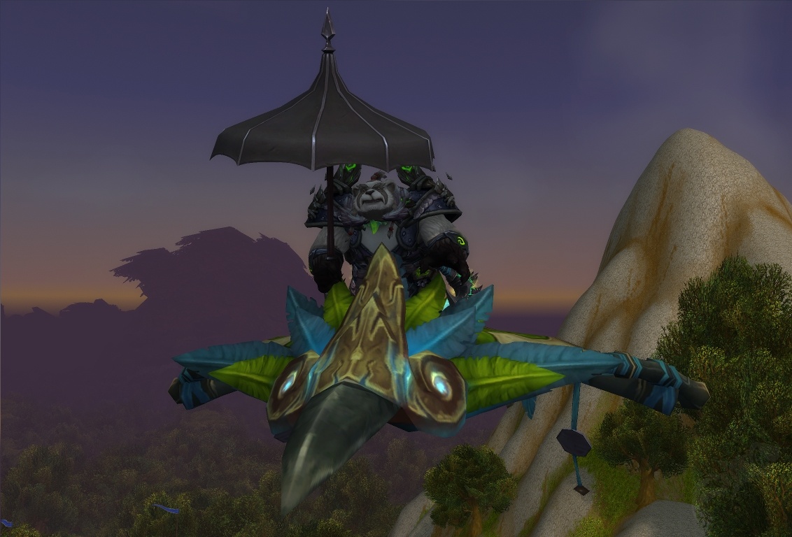 Parasol negro elegante - Objeto - World of Warcraft