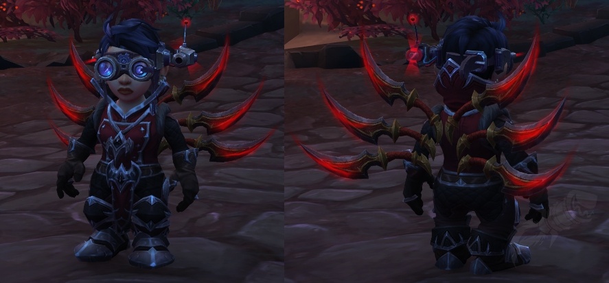 Mantelet de lames écarlates - Objet - World of Warcraft