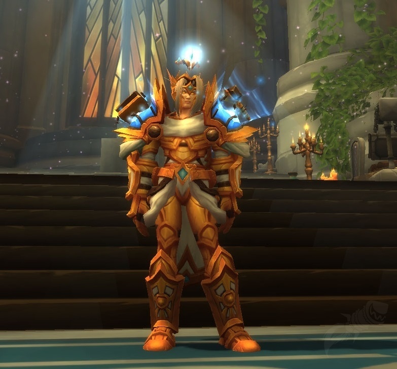 Guarda-ombros Radiantes do Arauto da Luz - Item - World of Warcraft