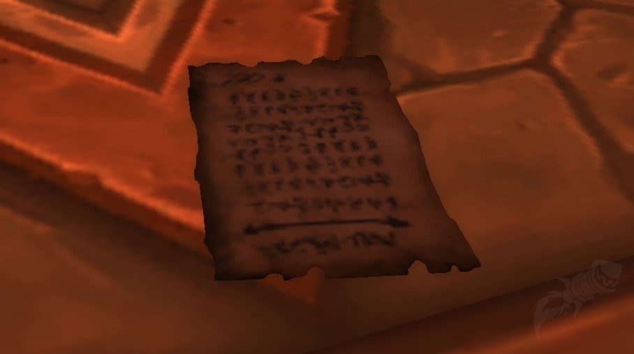 Hastily-Scrawled Note - NPC - World of Warcraft