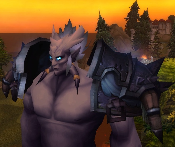 Blood-Soaked Saronite Plated Spaulders - Item - Cataclysm Classic