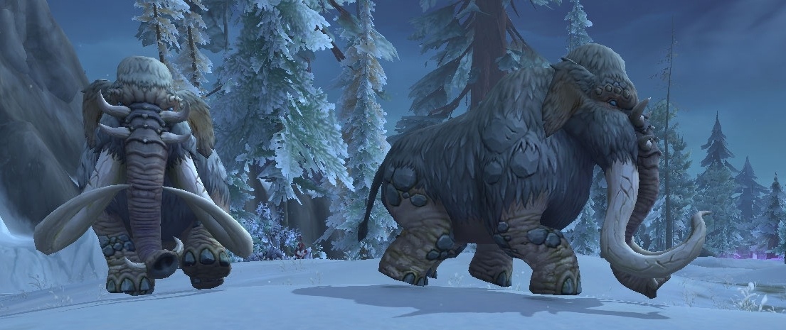Snowy Mammoth - NPC - World of Warcraft