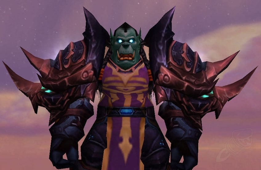Heroes' Scourgeborne Pauldrons - Item - WotLK Classic