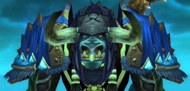 Espaldares Peludos do Matador de Worgs - Item - WotLK (clássico)