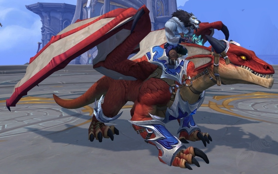 Technique: Highland Drake: Silver and Blue Armor - Item - World of Warcraft