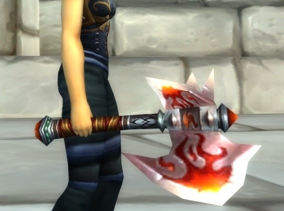 Fel Iron Hatchet - Item - World of Warcraft