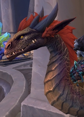 Winding Slitherdrake: Red Hair - Item - World of Warcraft