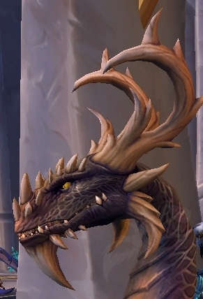 Winding Slitherdrake: Tan Horns - Item - World of Warcraft