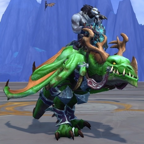 Windborne Velocidrake: Silver and Purple Armor - Item - World of Warcraft