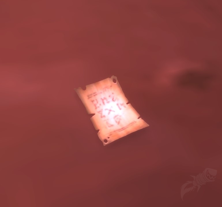 Lost Page - Object - World of Warcraft