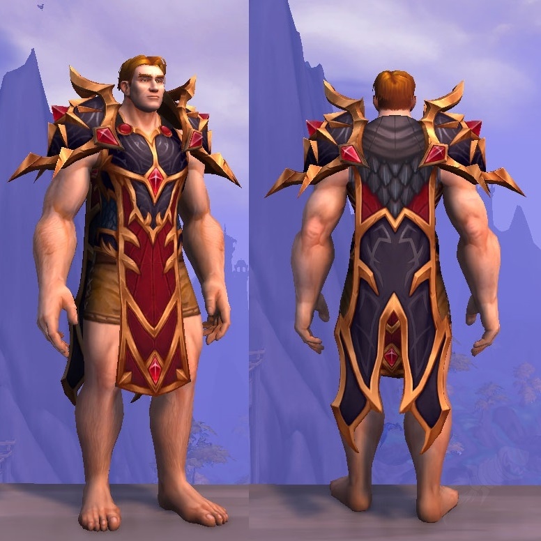 Ornate Black Dragon Labwear Cloak - Item - World of Warcraft