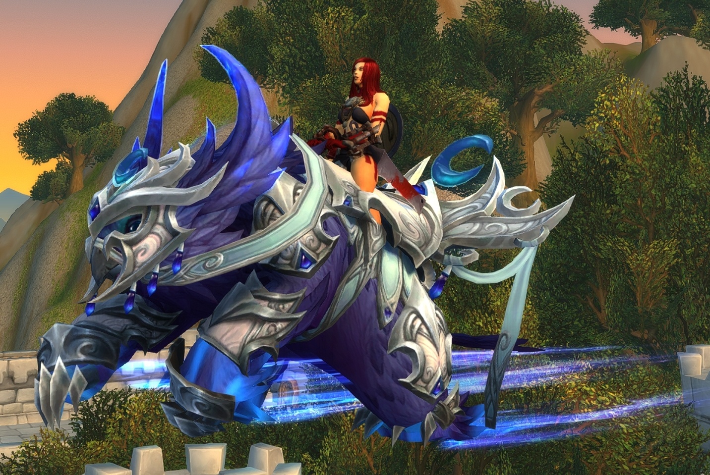 Riendas de bestia lunar reluciente - Objeto - World of Warcraft