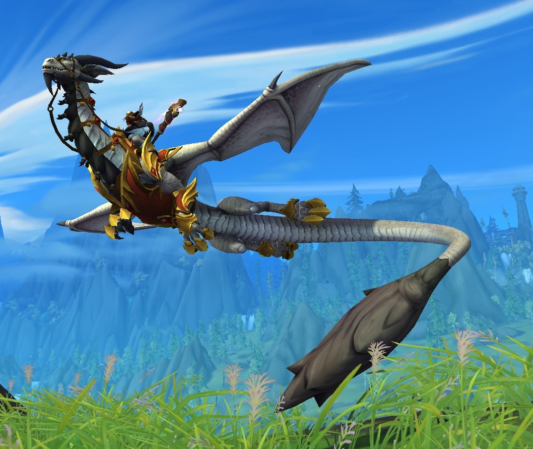 Winding Slitherdrake: White Scales - Item - World of Warcraft
