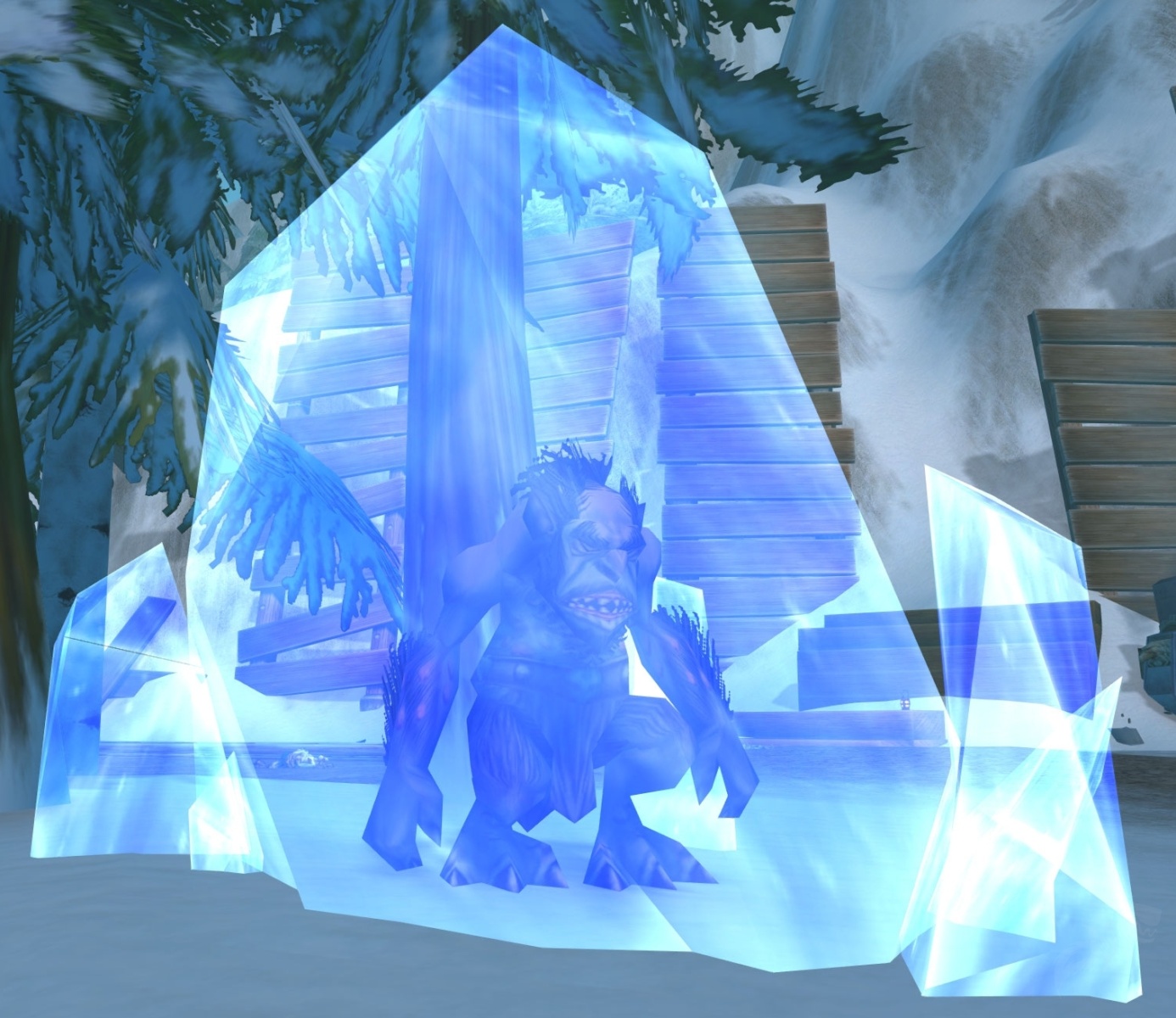 Eingefrorener Trogg - NPC - World of Warcraft: Classic