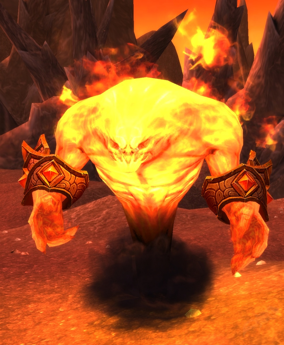 Опаляющий элементаль - NPC - World of Warcraft