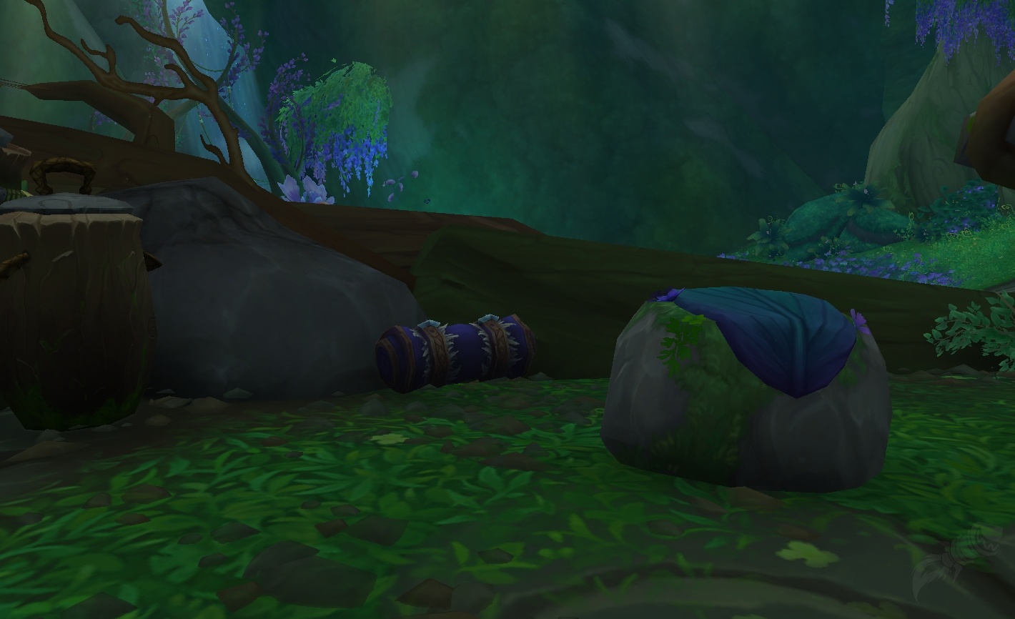 Blue Kaldorei Bedroll - Item - World of Warcraft