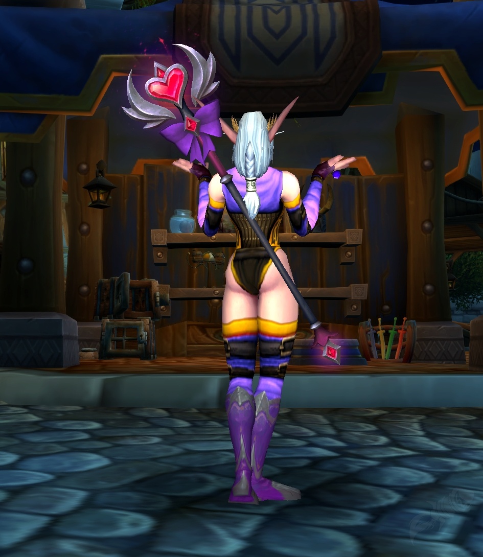 Báculo gótico de bruja del crepúsculo - Objeto - World of Warcraft