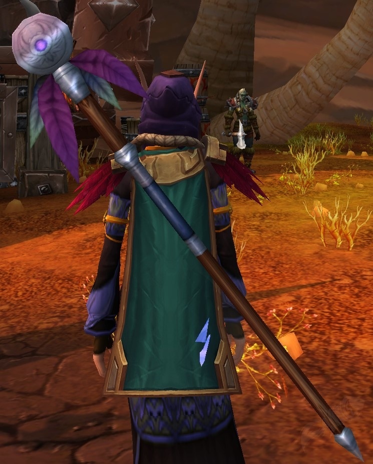 Silver Inlaid Staff - Item - 11.1.5 PTR