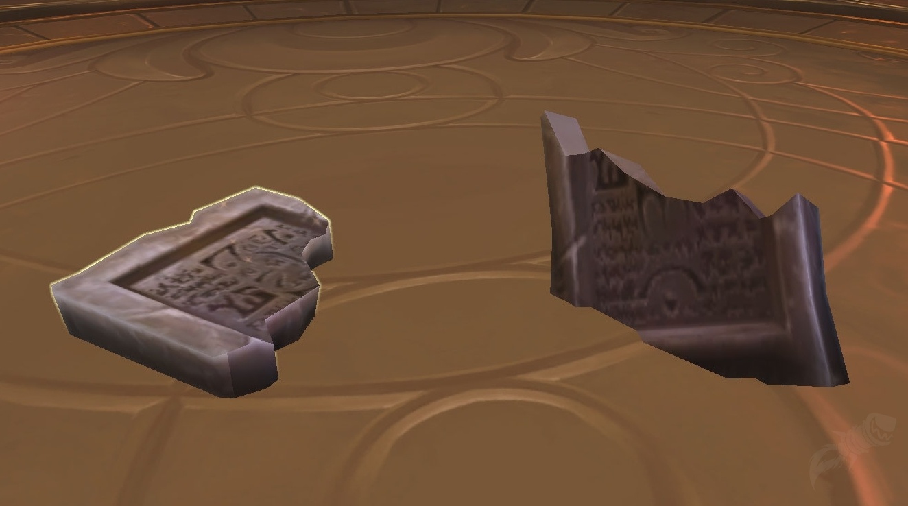 Tablilla colocada deliberadamente - Entidad - World of Warcraft