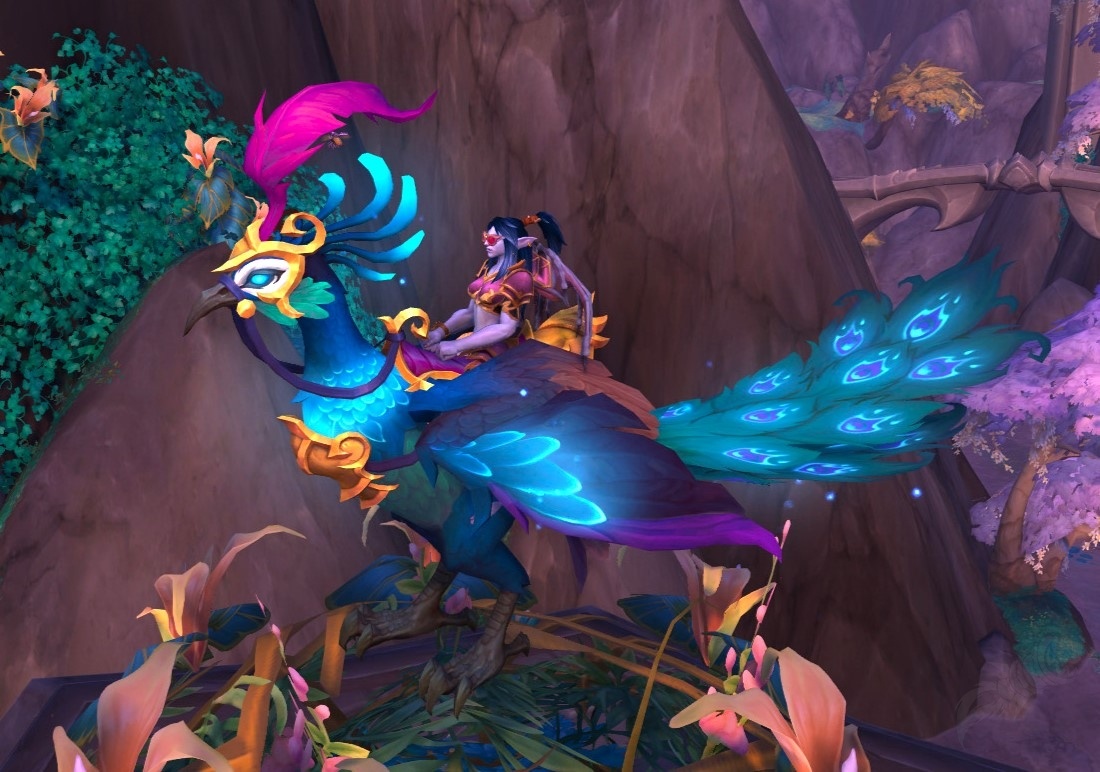 Reins of the Majestic Azure Peafowl - Item - World of Warcraft