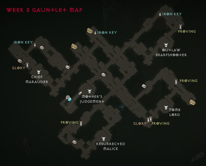 Gauntlet Map Week 3 - Diablo 4 - Wowhead News