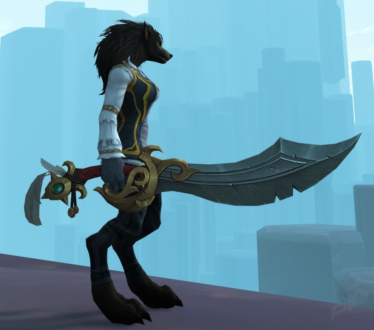 Alfanje de plata de Adalid del Botín - Objeto - World of Warcraft