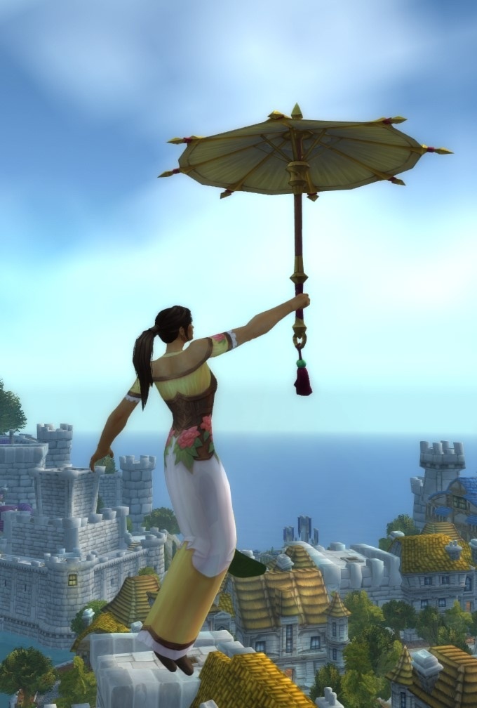 Caída con parasol - Hechizo - World of Warcraft