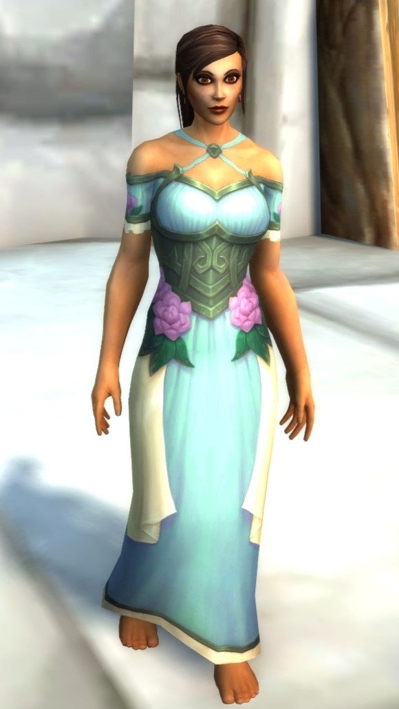 Spring Reveler's Turquoise Dress - Item - World of Warcraft