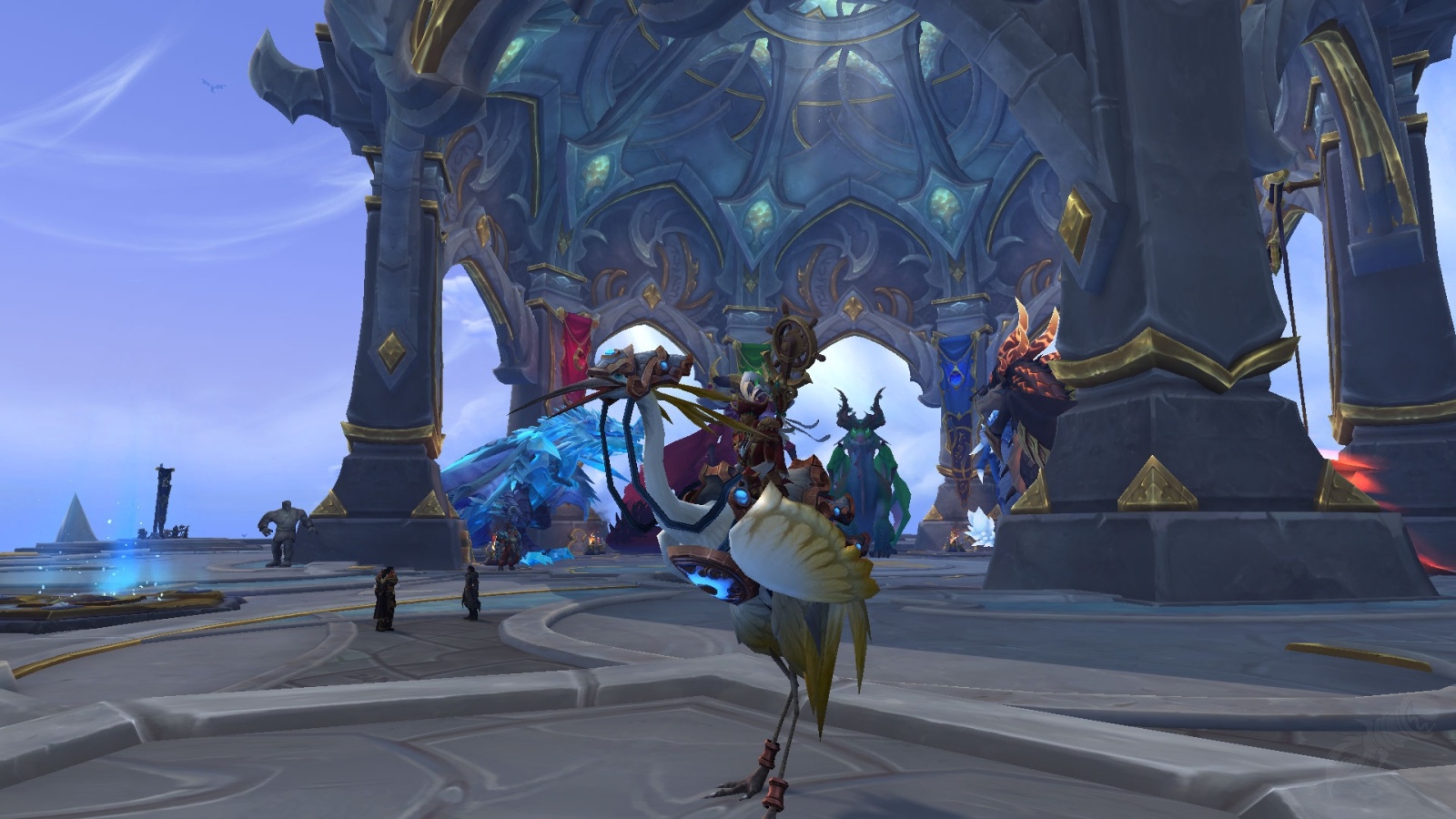 Reins of the Gilded Riding Crane - Item - World of Warcraft