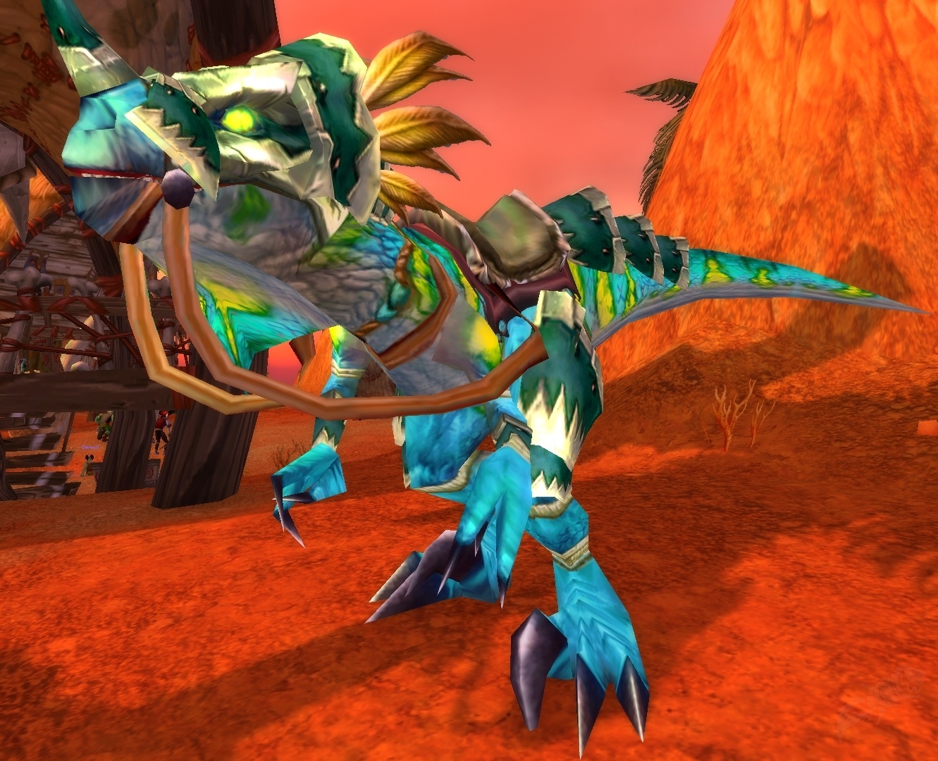 Swift Blue Raptor - NPC - WotLK Classic