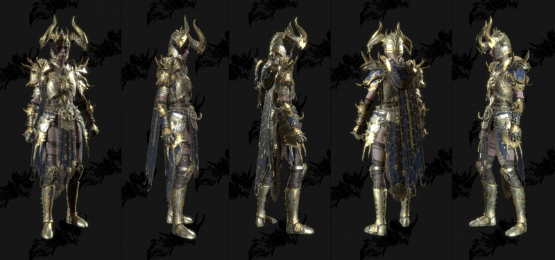 All Diablo 4 Season 5 Battlepass Cosmetic Armor Sets Datamined ...