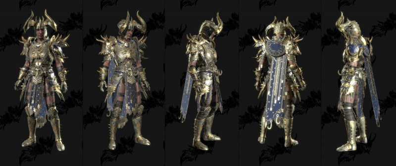All Diablo 4 Season 5 Battlepass Cosmetic Armor Sets Datamined ...